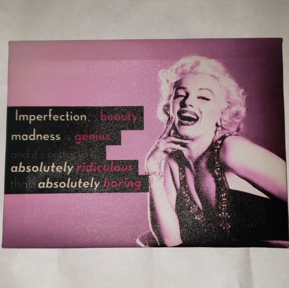 Wall Decor | 1 X 7 Hanging Marilyn Monroe Sign | Poshmark